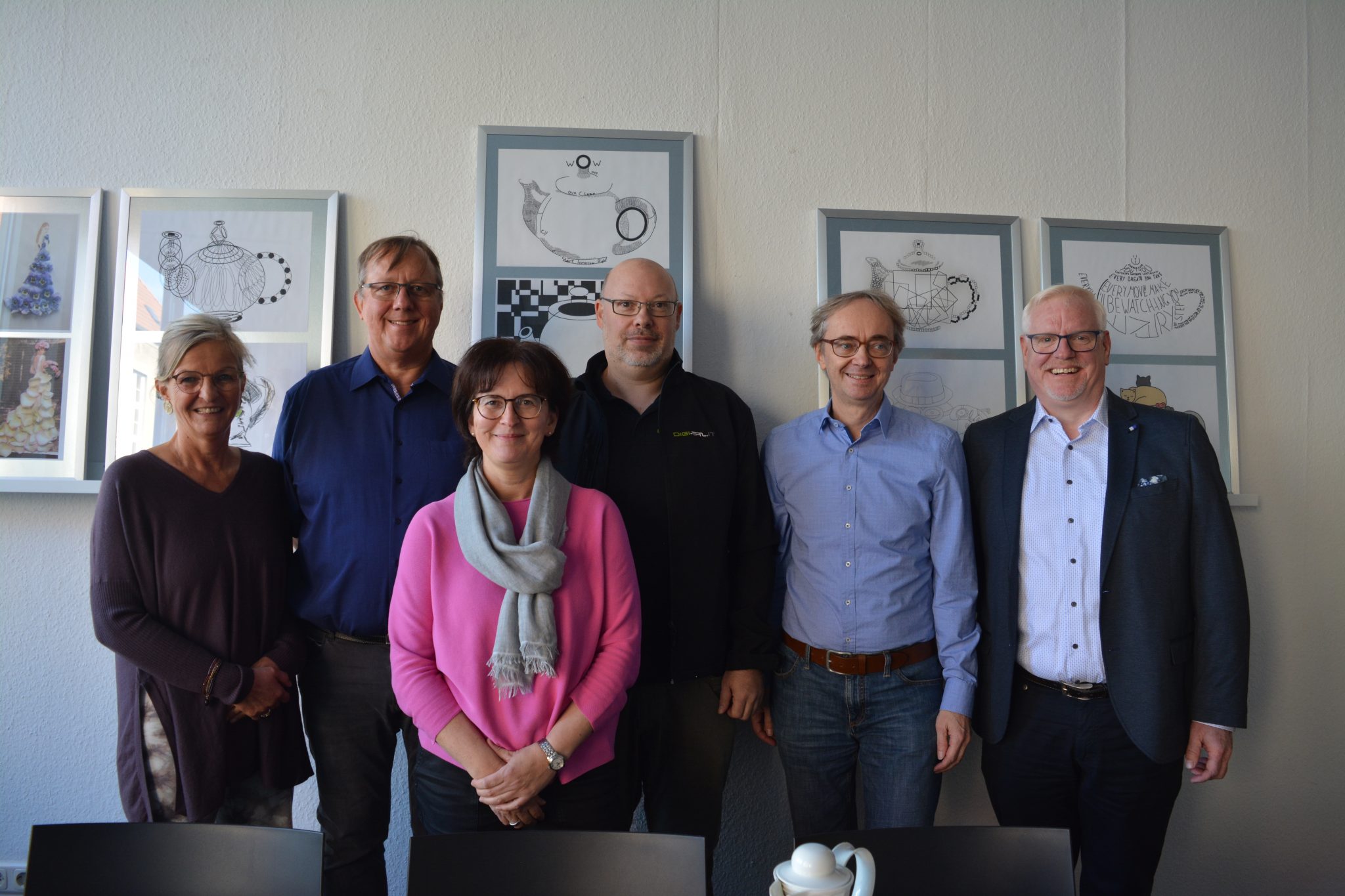 Der neue Vorstand des Fördervereins des Märkischen Gymnasiums stellt ...